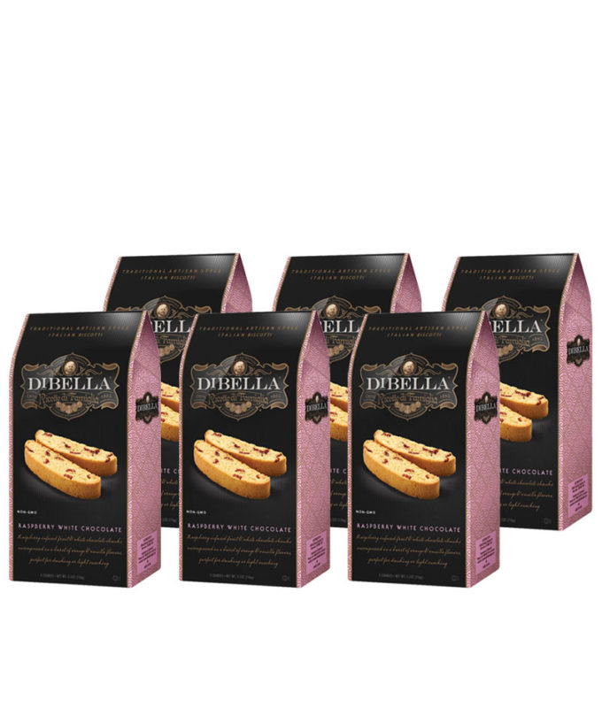 Raspberry White Chocolate Biscotti – DiBella Famiglia
